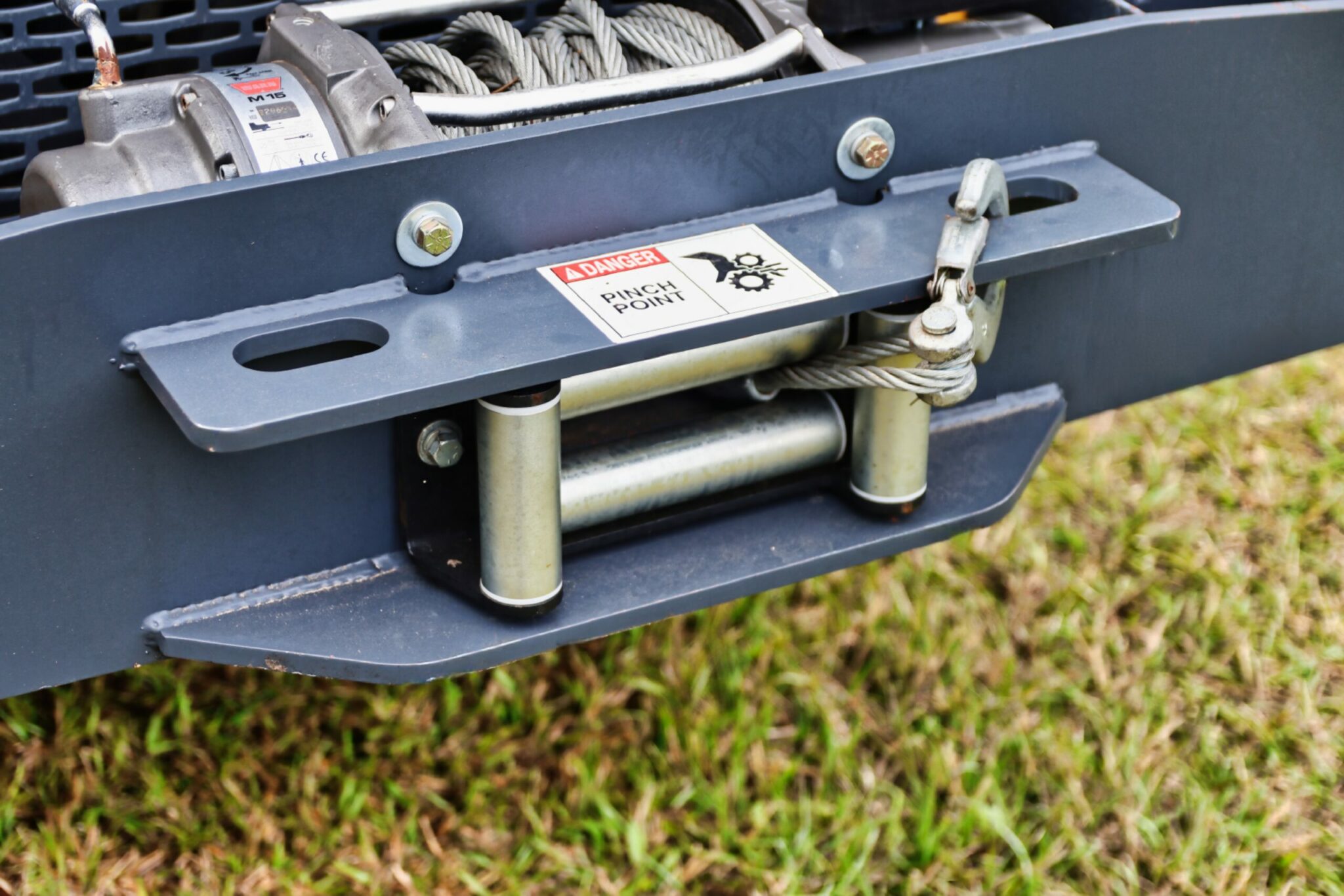 Skid Steer Winch Mount Bumper - Armor Cage