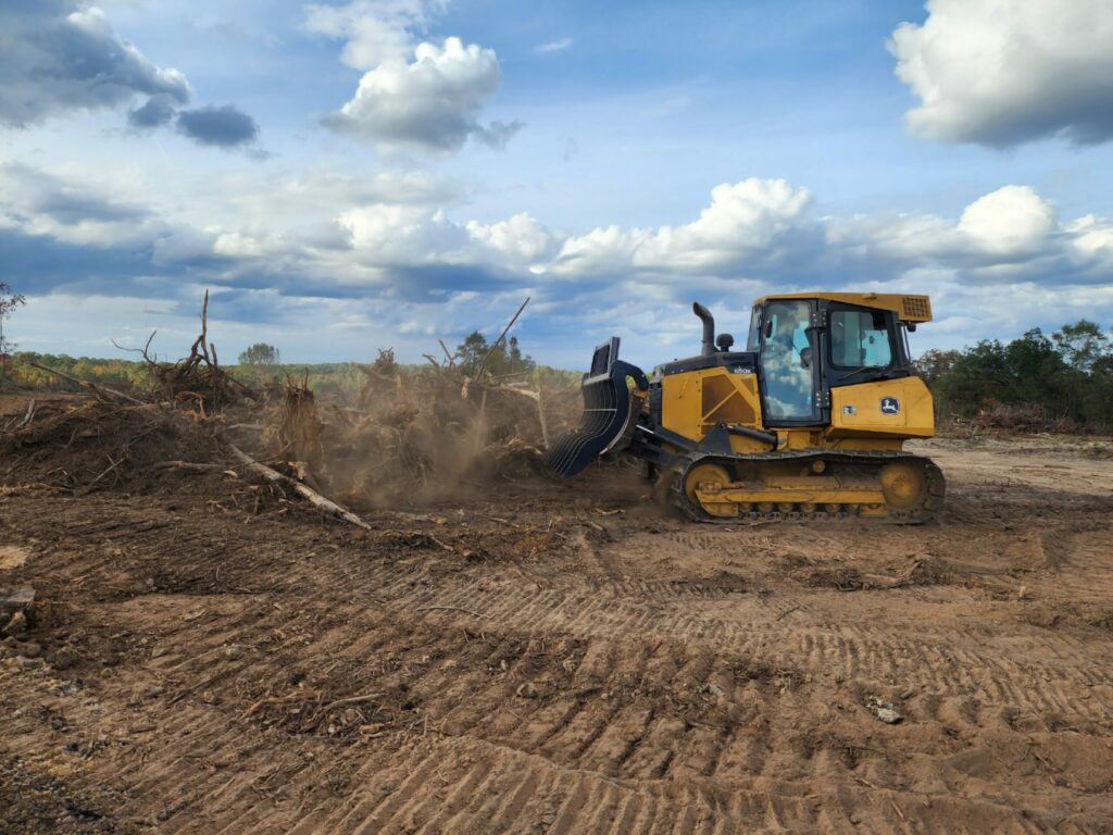 Bulldozer Root Rake - Armor Cage